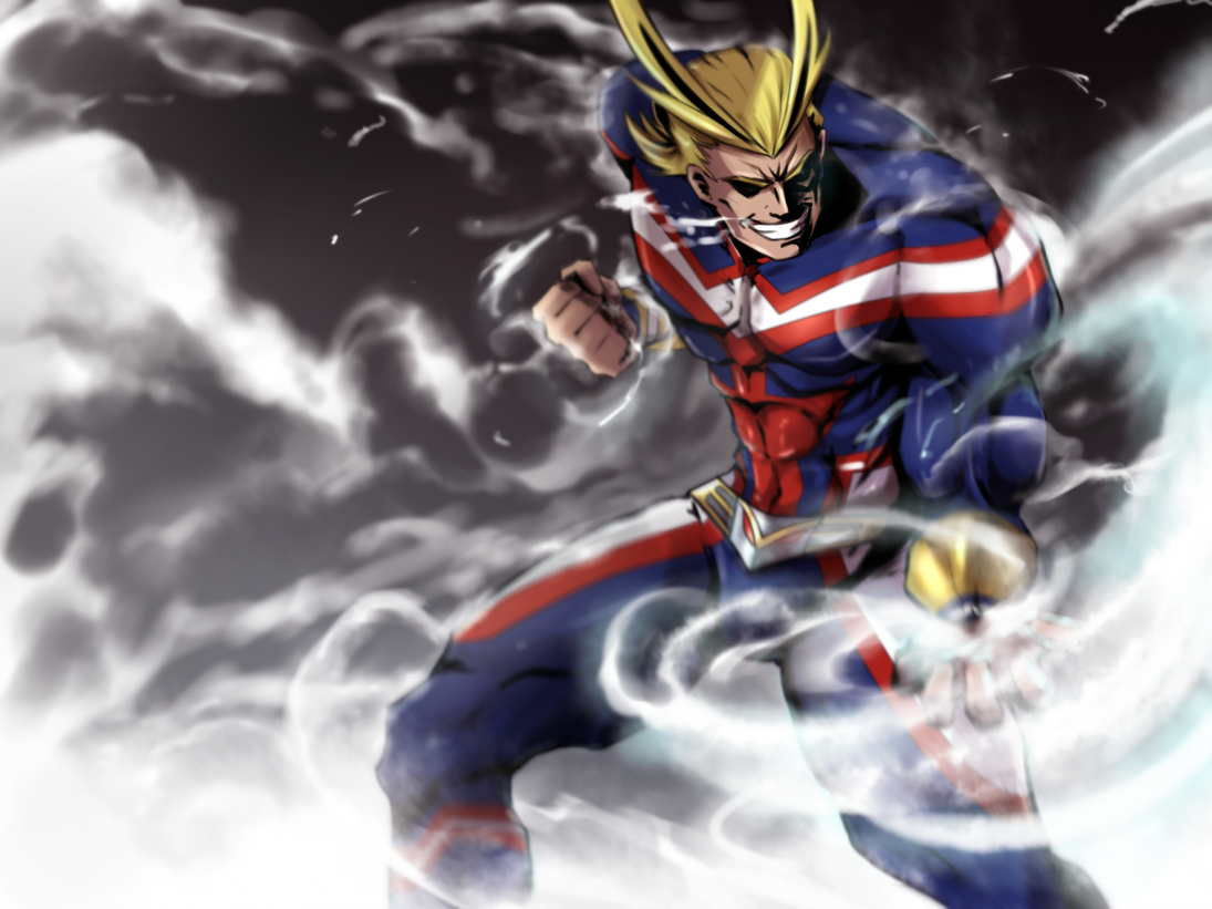 All Might muestra un poco de su fuerza - Planeta Gaming