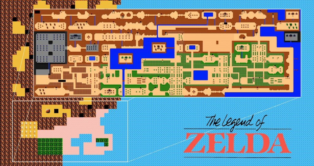 El Zelda Original tiene lugar casi por completo en Death Mountain ...